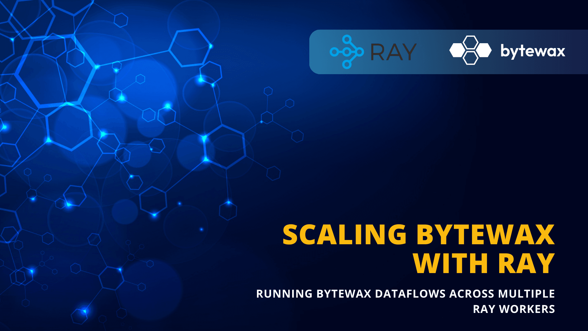 Scaling Bytewax with Ray – bytewax