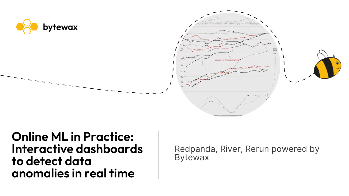 Online ML: visualization of outliers in real time – bytewax