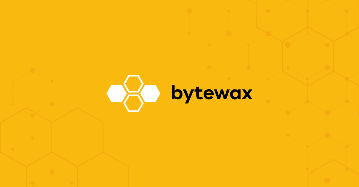 Homepage Bytewax 4048